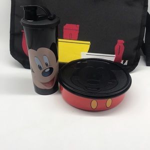 Tupperware | Kitchen | Tupperware Cereal Plate Tumbler Disney Mickey ...